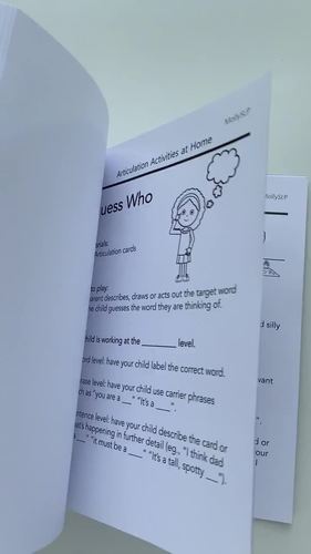 Articulation Activities at Home - 50+ activity ideas for clinicians and ...