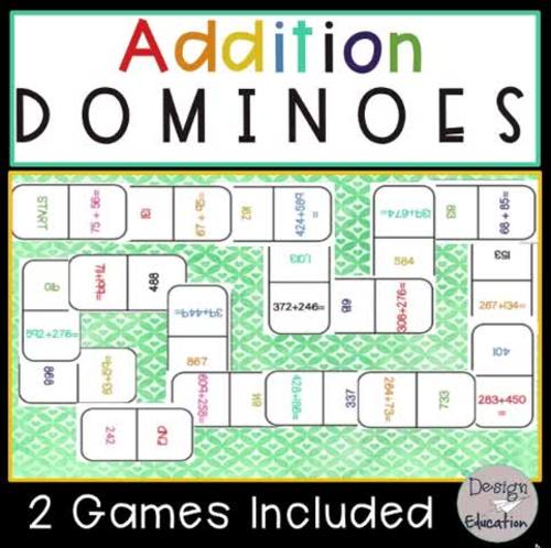 Math Games Bundle | Math Centers Bundle | Math Dominoes Ultimate Bundle