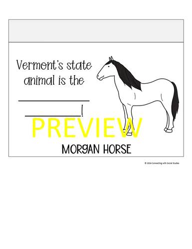 Vermont's State Symbols Flipbook by Connecting with Social Studies