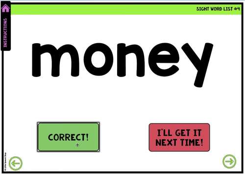 Sight Word Flash Cards - Fry List 4 - Boom Cards™ by Little Speech Shop