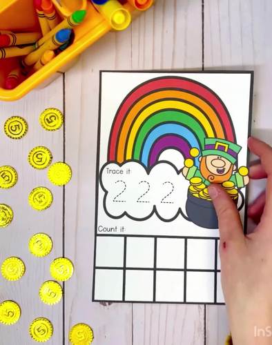 St Patricks Day Activities Math and Literacy Centers Preschool | TPT