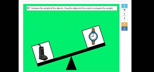 Comparing Weight for Measurable Attributes Kindergarten Math Boom™ Cards