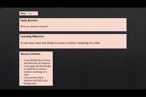 Element of Art: Value - Shading a Cube by Digital Learning and Fun