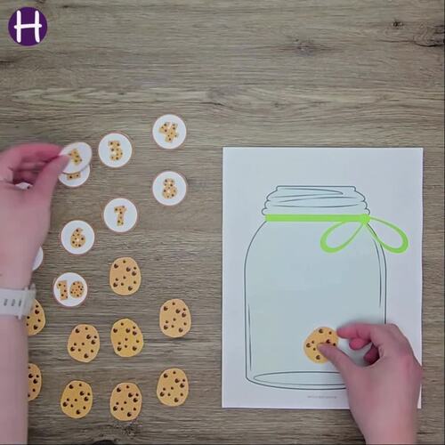 Number Activity Cookie Count by HH Fun and Learning | TPT