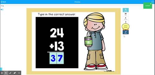 2 Digit Addition and Subtraction Digital Task Cards {Boom Cards} Year-long