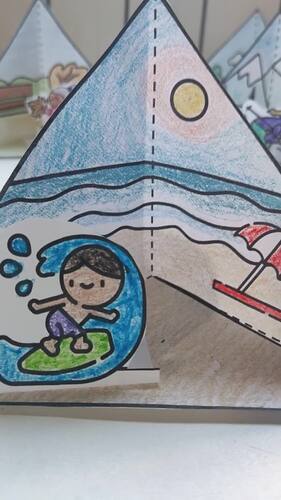 Craftivity Season Triorama: winter, summer, fall and spring What do you ...