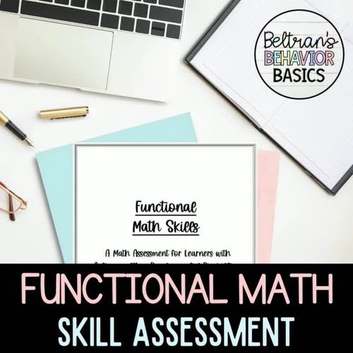 Functional Math Special Education Assessment | Autism or ABA | TPT