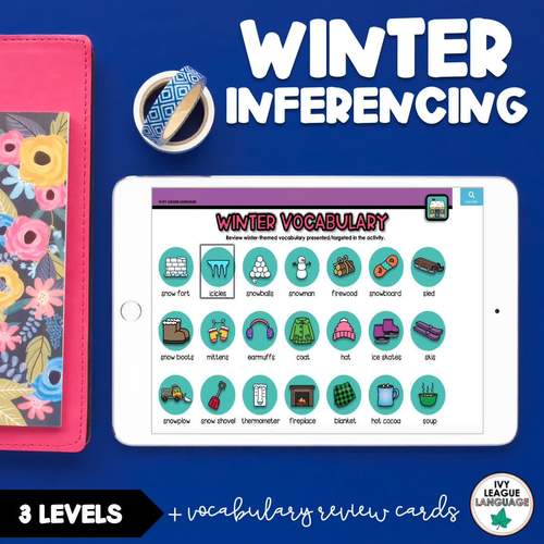 Winter Inferencing Boom Cards™ by Ivy League Language | TpT
