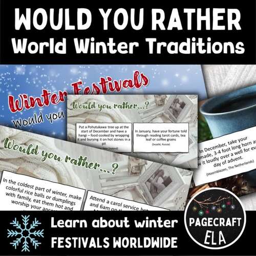 Winter Traditions Around the World Would You Rather Game | This or That