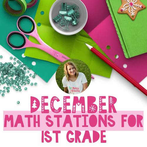 December and Christmas Math Centers for 1st Grade by Saddle Up For 2nd ...