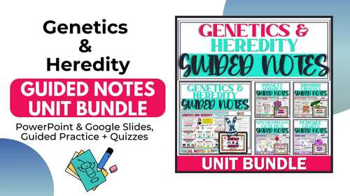Genetics & Heredity Bundle| Punnett Squares| Mendelian & Non-Mendelian ...