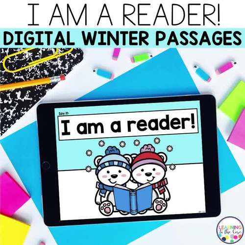 Digital Resources Winter Reading Passages Comprehension Google Slides ...