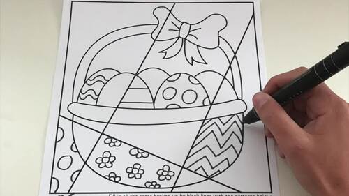 interactive easter coloring pages