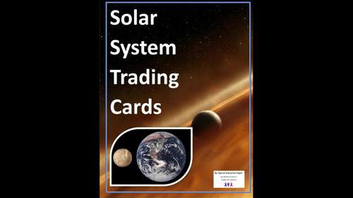 VAAP Solar System Trading Cards ASOL 8S ESS 5b by Special Education Depot