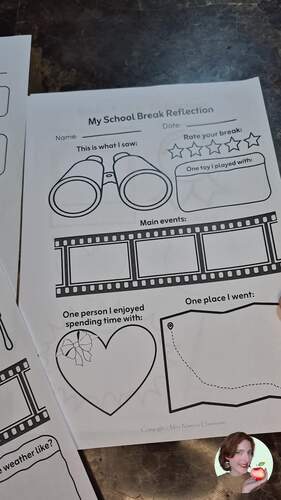 Kindergarten Reflection Sheets Bundle/Social-Emotional Learning | TPT