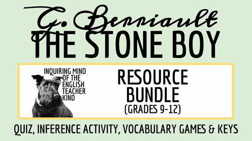 "The Stone Boy" by Gina Berriault Quiz, Worksheet, and Vocabulary Games ...