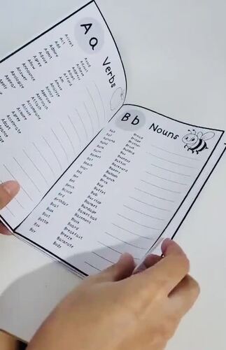 Personal Dictionary Booklet | Vocabulary Builder for Kids | Spelling ...