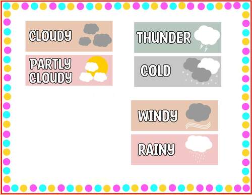 Printable Boho Neutral Classroom Calendar Labels, Classroom Calendar Cards