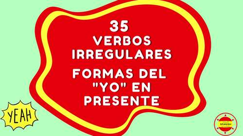 Spanish Present Stem Changing & Irregular YO Verbs Digital Game ...