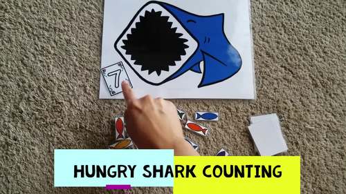 Hungry Shark! 1-10 Counting & Colors Activity by Future Seedlings