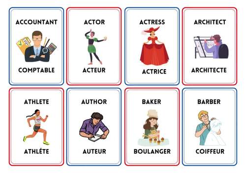 French Jobs/Occupations Project Packet by TeacherUP | TPT