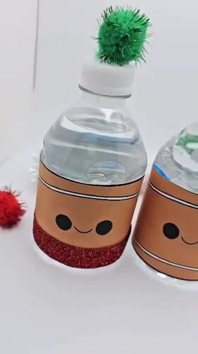 Gingerbread Water Bottle Labels Class Treat Christmas Water Bottle Wraps