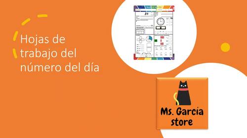 Números del día 121 al 125 modelo B+ by Ms Garcia Store | TPT