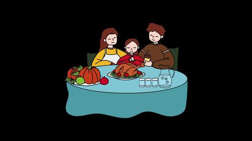 Thanksgiving Family Fun Activities Clip Art Set [Graphics & Cliparts]
