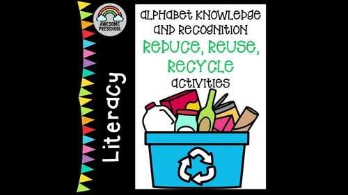 Creative Curriculum - Recycle Study - Letter Recognition and Matching