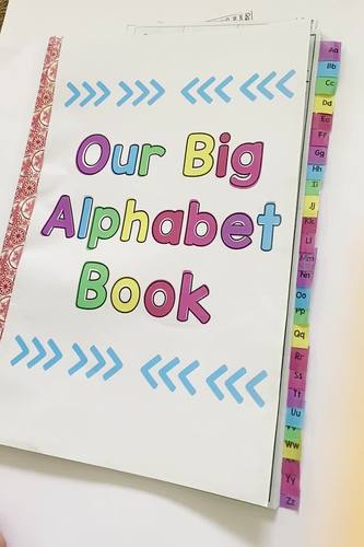Big Alphabet Book by Kindergarten Matters | TPT