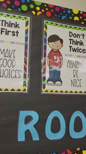 Classroom or Speech Rules Posters | Bulletin Board Decor | TPT