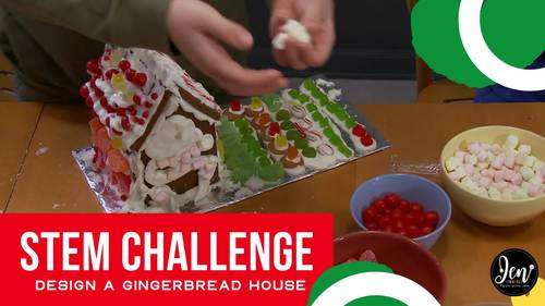 Christmas STEM Activity | Design a Gingerbread House STEM Challenge