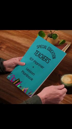 Special Education Teacher Planner | IEP Organization, Service Tracking ...