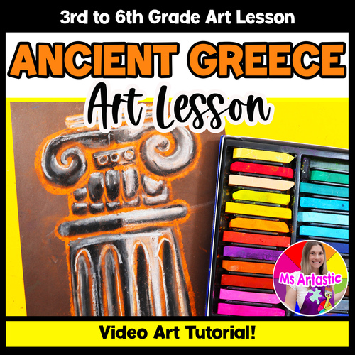 Ancient Greece Ionic Column Art Project Greek Art Lesson Art History ...