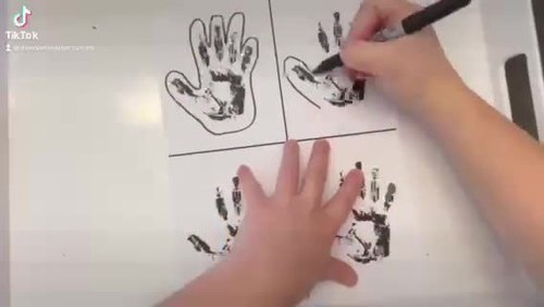 Pop Art Andy Warhol Hand Print Template by Awesome Art Activities