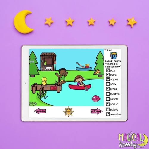 Verano Articulación | Spanish Summer Hidden Pictures Articulation ...