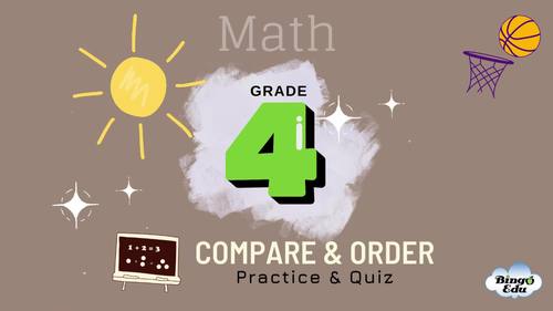 GRADE 4: Unit 2 COMPARE & ORDER ( Practice / Quiz / Worksheet ) by ...