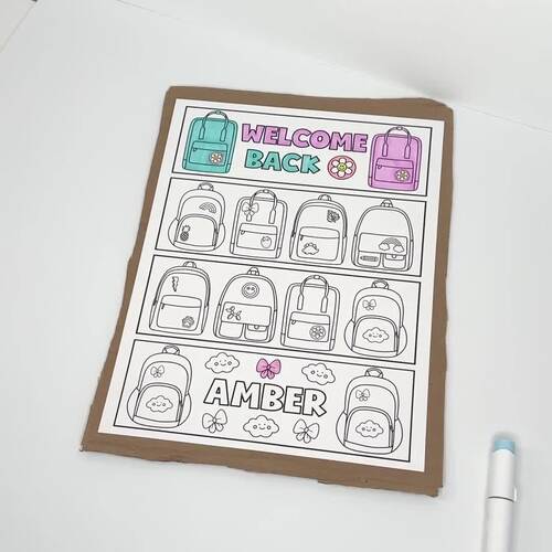 Fall Bookmarks and Printable Bookmark Template - Use as September ...