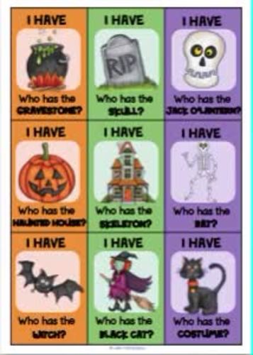 HALLOWEEN - I have... who has...? (ESL/EFL) by My Teaching Factory