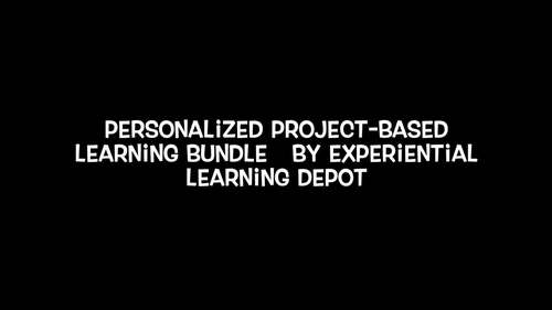 Personalized Project Based Learning Bundle {Printable and Digital}