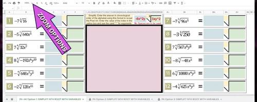 PIXEL ART: Simplify nth Root with Variables (No Absolute Val) DISTANCE ...