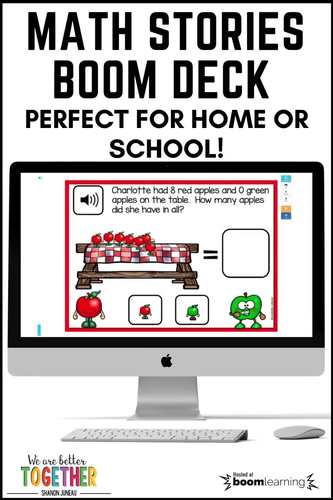 Addition Word Problems | BOOM Cards |Digital |Distance Learning Mod 4 L 31