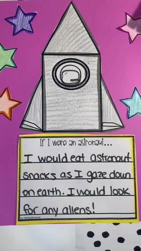 Space Craft If I Were an Astronaut Writing by The Teaching Diva Corner