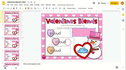 Valentines Day Digital Blends for Google Slides Distance Learning by ...