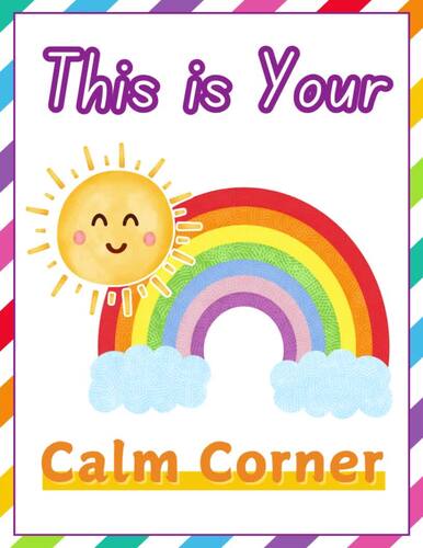 Printable Calm Corner Posters for Classroom | Mindfulness & Coping ...