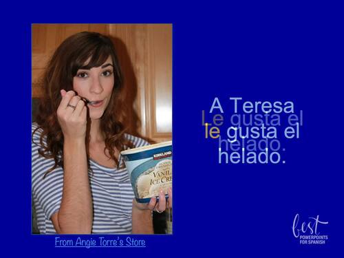 Gustar and Indirect Object Pronouns Spanish Powerpoint, Interactive ...