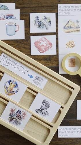 Modern Montessori Reading: Advanced descriptors - identifying ...