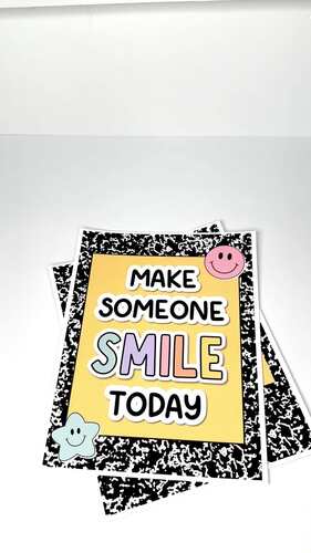 Inspirational Posters for Composition Notebook Decor by Learn Grow Blossom