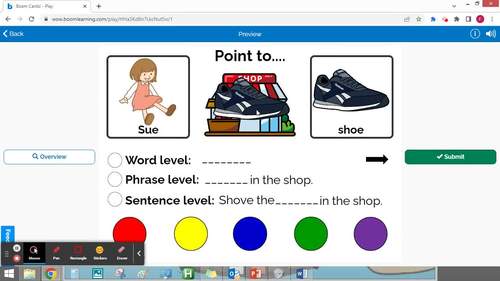 Minimal Pairs: Palatal Fronting - s/sh pairs BOOM Card™ by SC Speechie