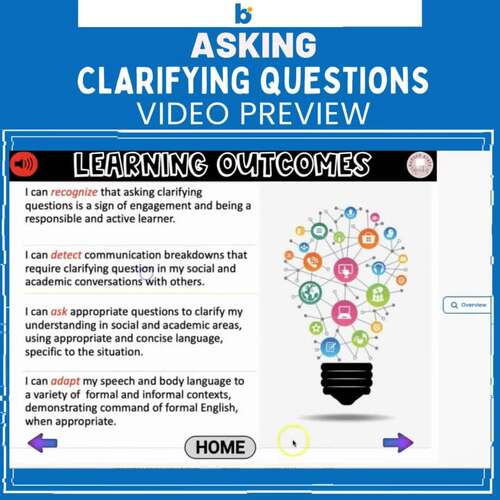 Asking Clarification Questions for Social, Job and Academics | TPT